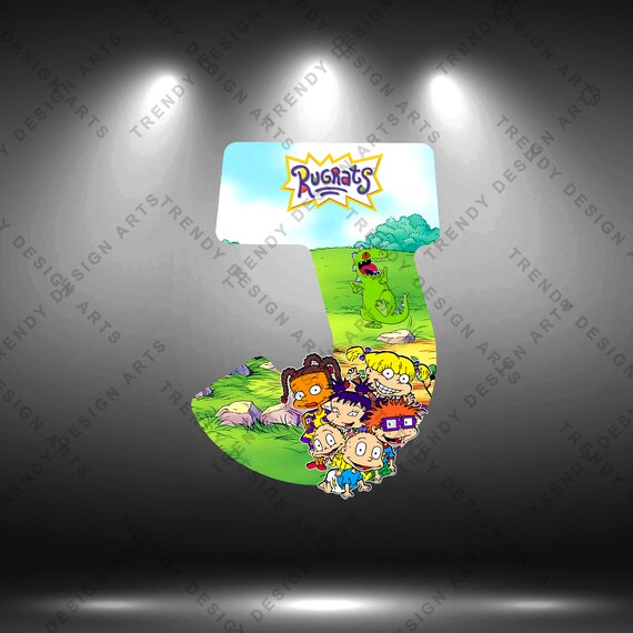 Rugrats Svg Rugrats Png Rugrats Letter Rugrats Birthday Etsy