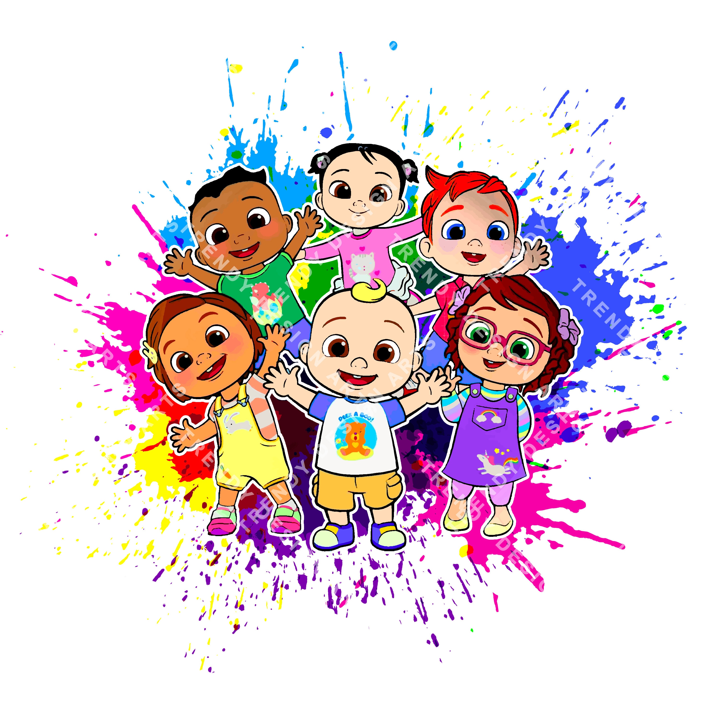 Cocomelon Clip Art SVG