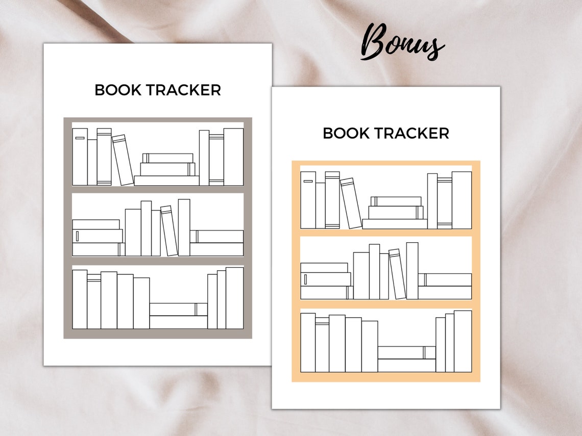 Book Tracker for Kids, Printable Book Tracker, Reading Journal, PDF in ...