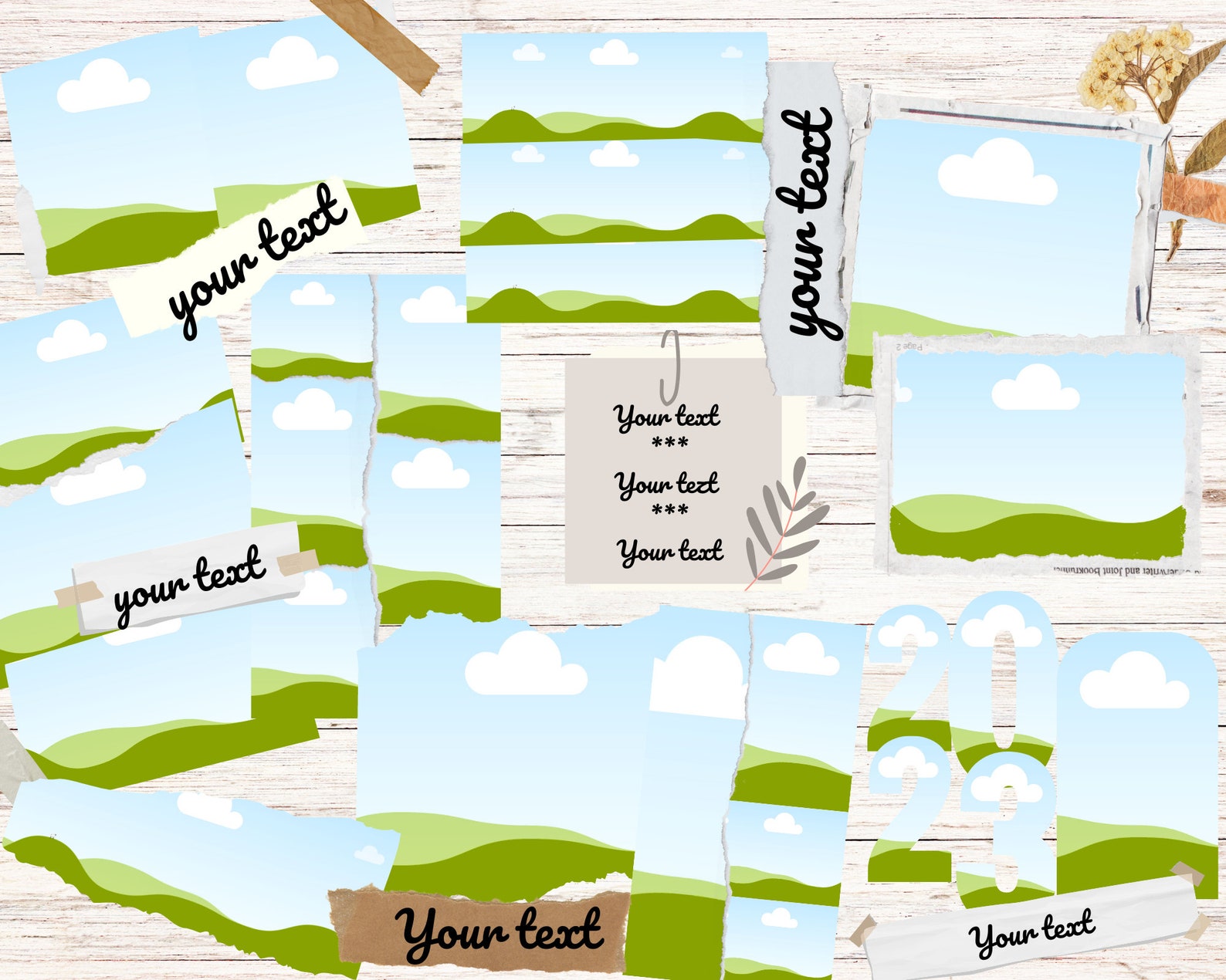 Editable Vision Board Canva Template • New Year's Resolutions • Vision ...