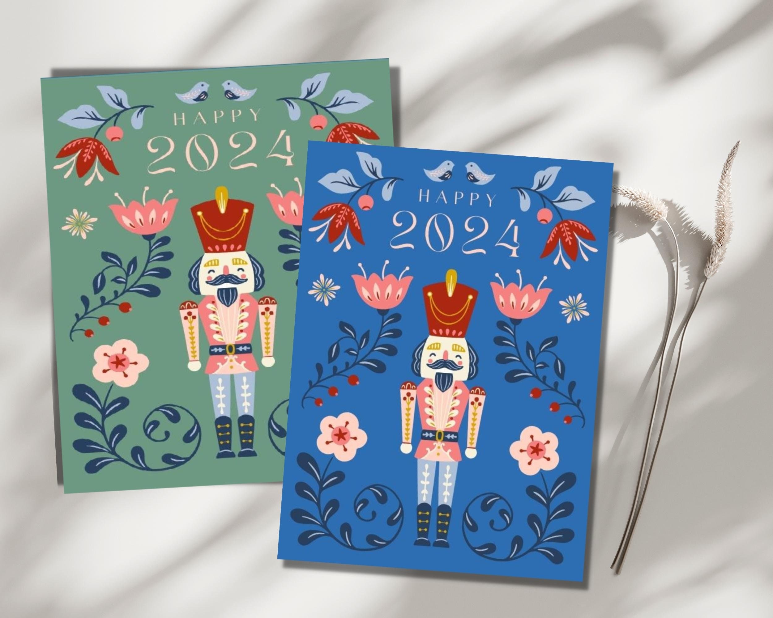 Digital Christmas Cards Bundle Printable Christmas Card Merry Christmas ...