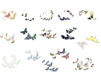 Butterfly Group Svg - Etsy