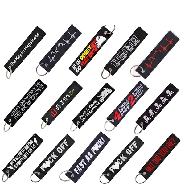 Motorcycle Keychain - Etsy