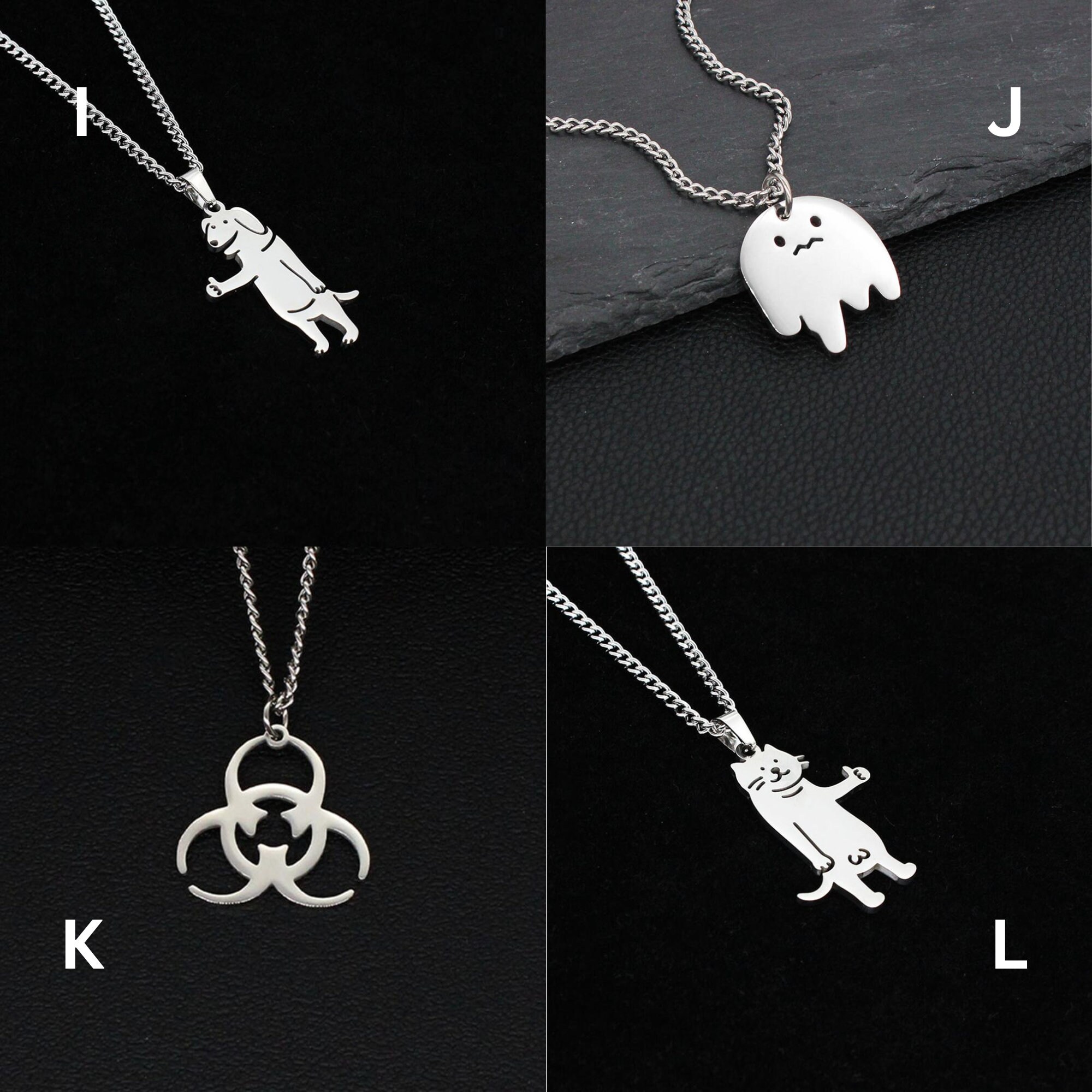 Middle Finger Stick-man Necklace Dainty Necklace Funny - Etsy