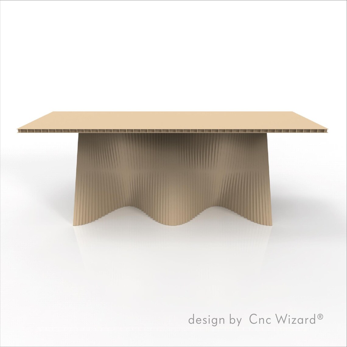 Impressive MDF Modern Table - CNC Laser Cut Plans (svg, Ai, Dwg, Dxf ...