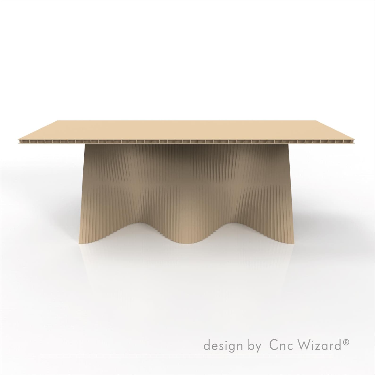 Impressive MDF Modern Table - CNC Laser Cut Plans (svg, Ai, Dwg, Dxf ...