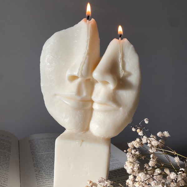 Face to Face Couple Candle - Etsy UK