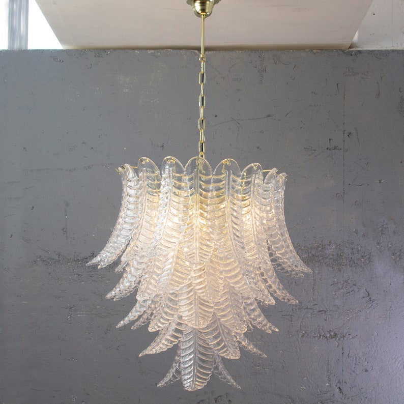 Murano Glass Crystal Color Suspension Chandelier Ø85 Cm Made in Italy ...