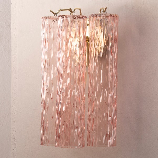 Pink Wall Sconce - Etsy