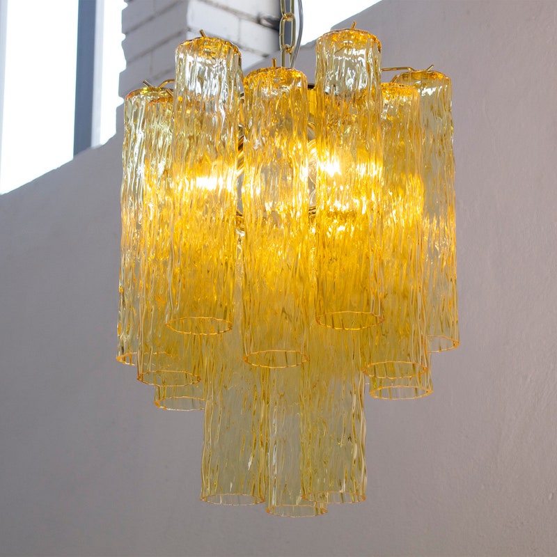 Yellow Chandelier - Etsy