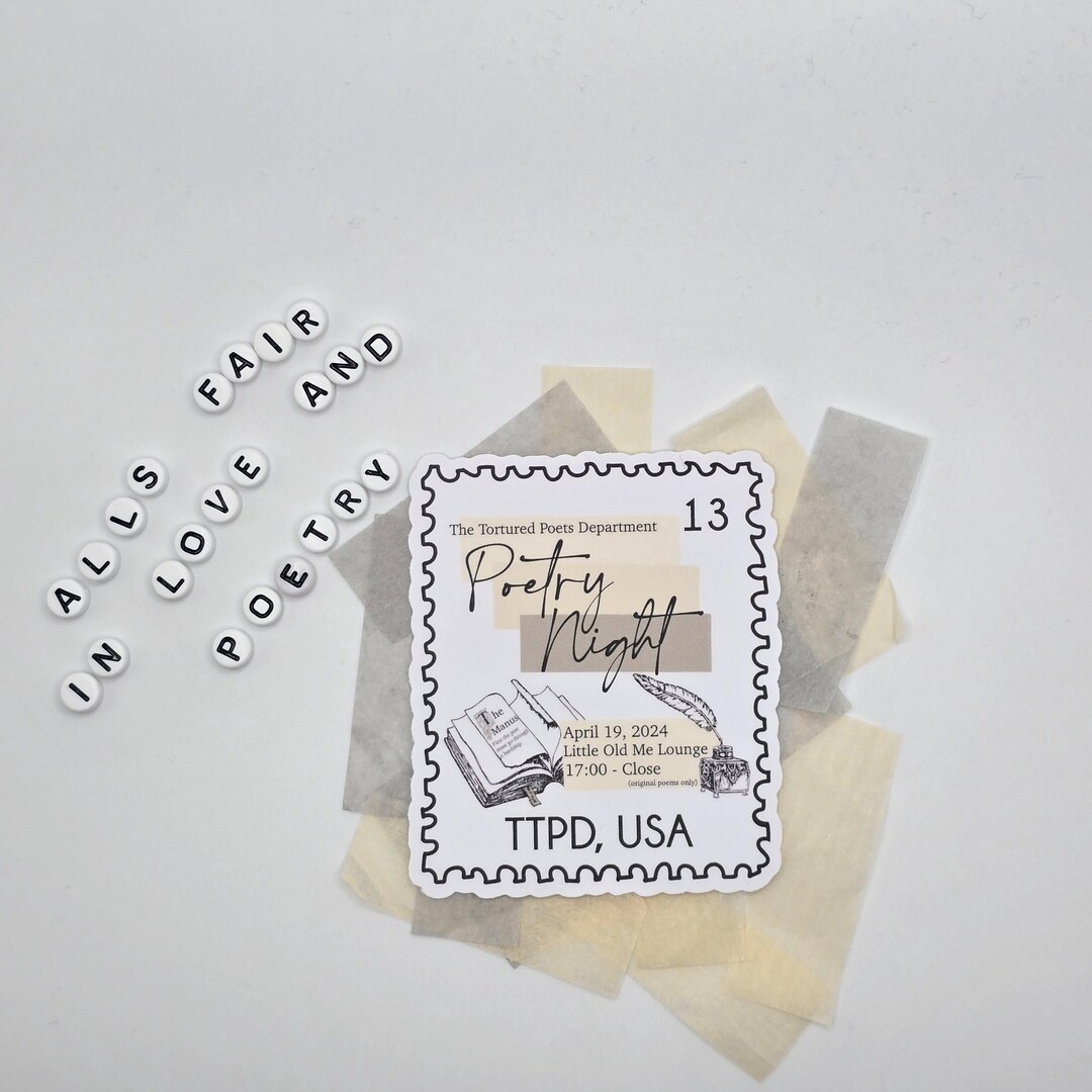 TTPD Stamp Sticker - Etsy