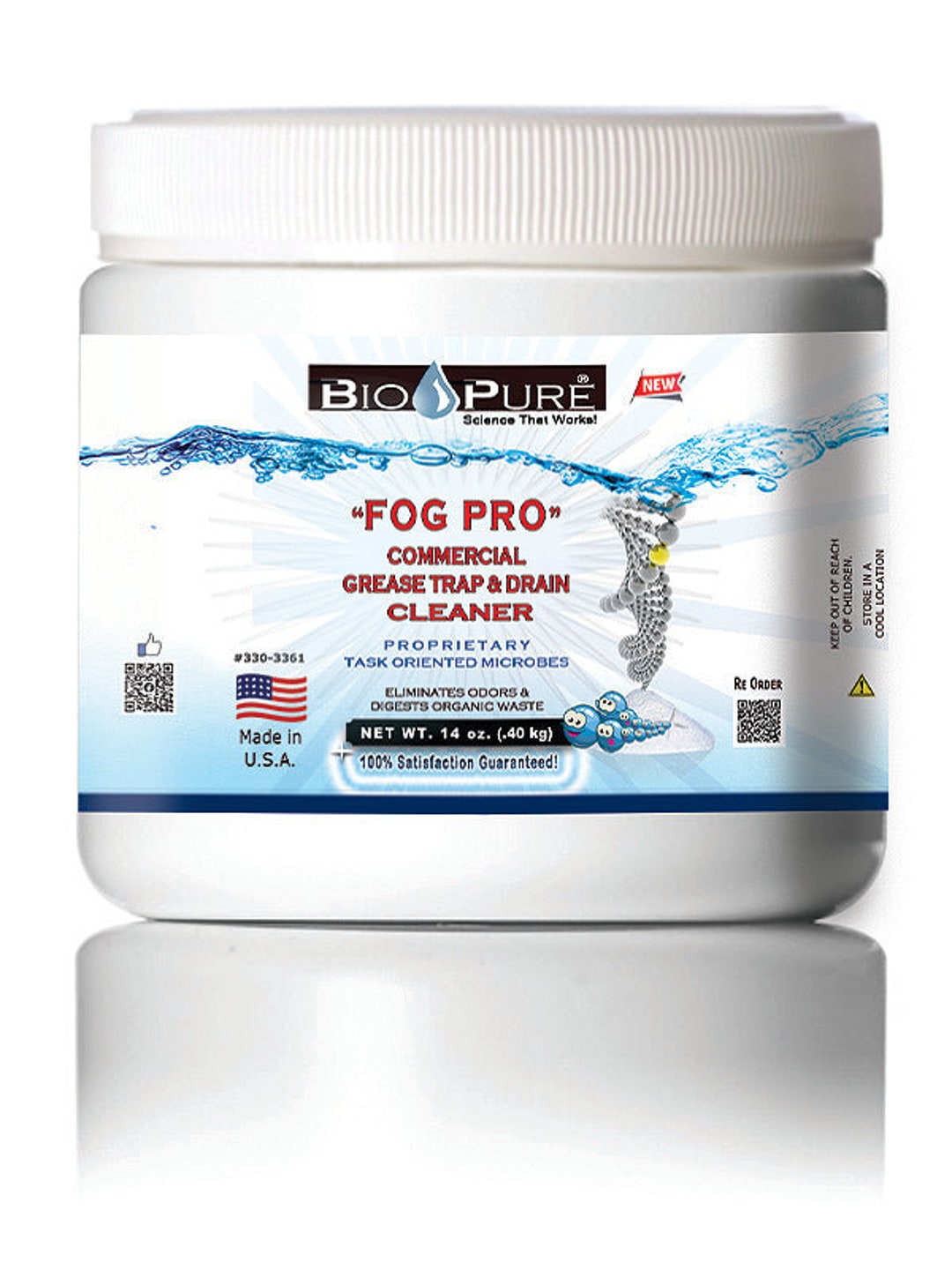 Bio-pure FOG PRO - Commercial Heavy Duty Restaurant Grease Trap and ...