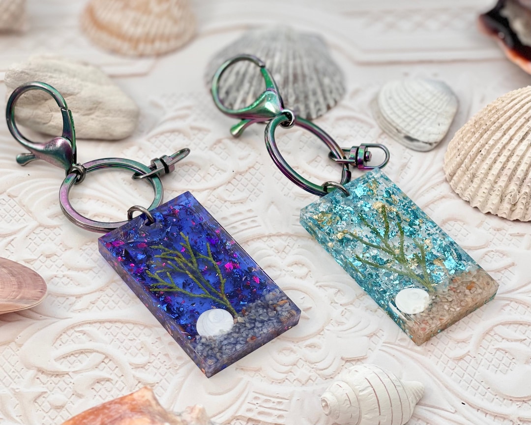 Beach Resin Keychain, Best Friends BFF, Twin Sister Gift, Florida ...
