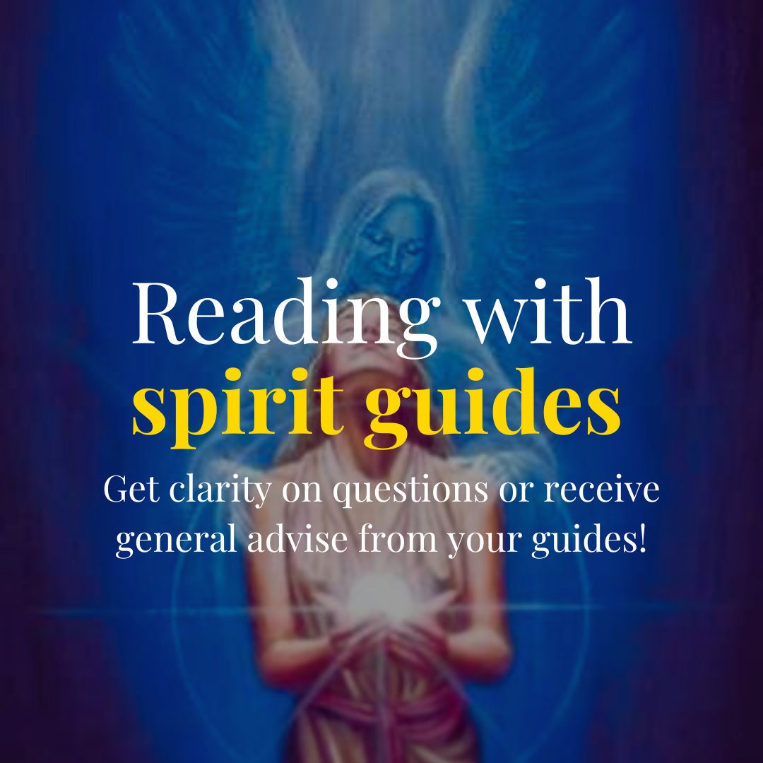 Reading With Your Spirit Guides Receive a Message You Need - Etsy