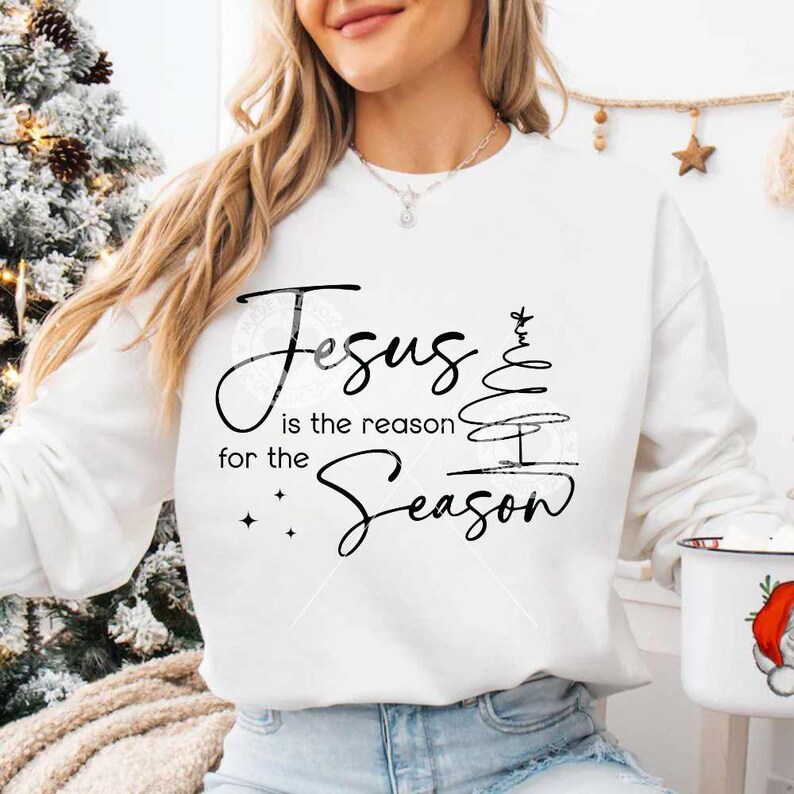 Jesus is the Reason for the Season SVG, Christian Christmas Svg, Jesus ...