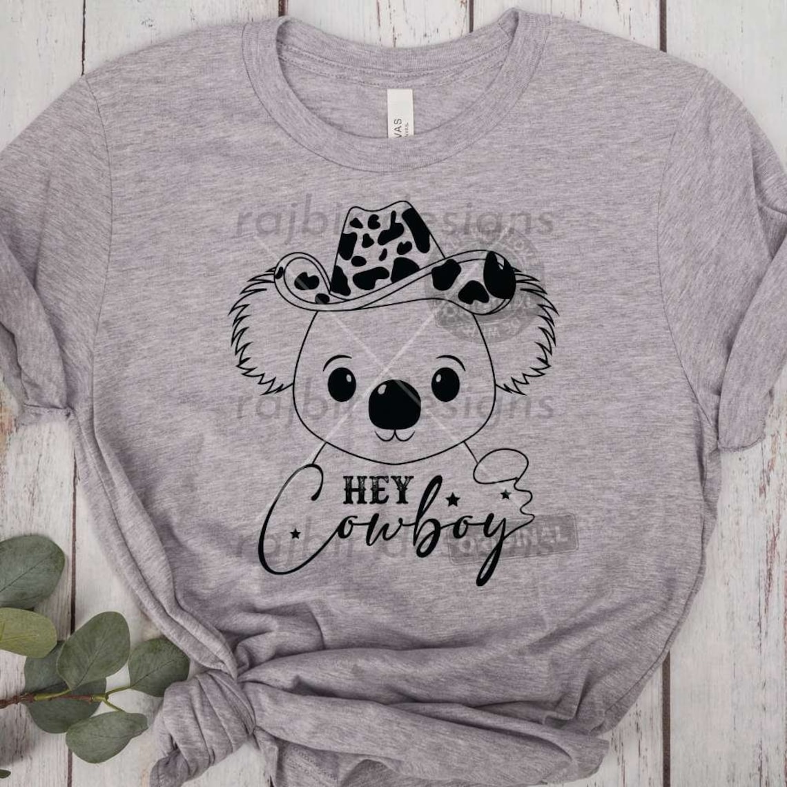 Koala SVG, Koala Wearing Cowboy Hat Svg, Koala Cowboy SVG File, Koala ...