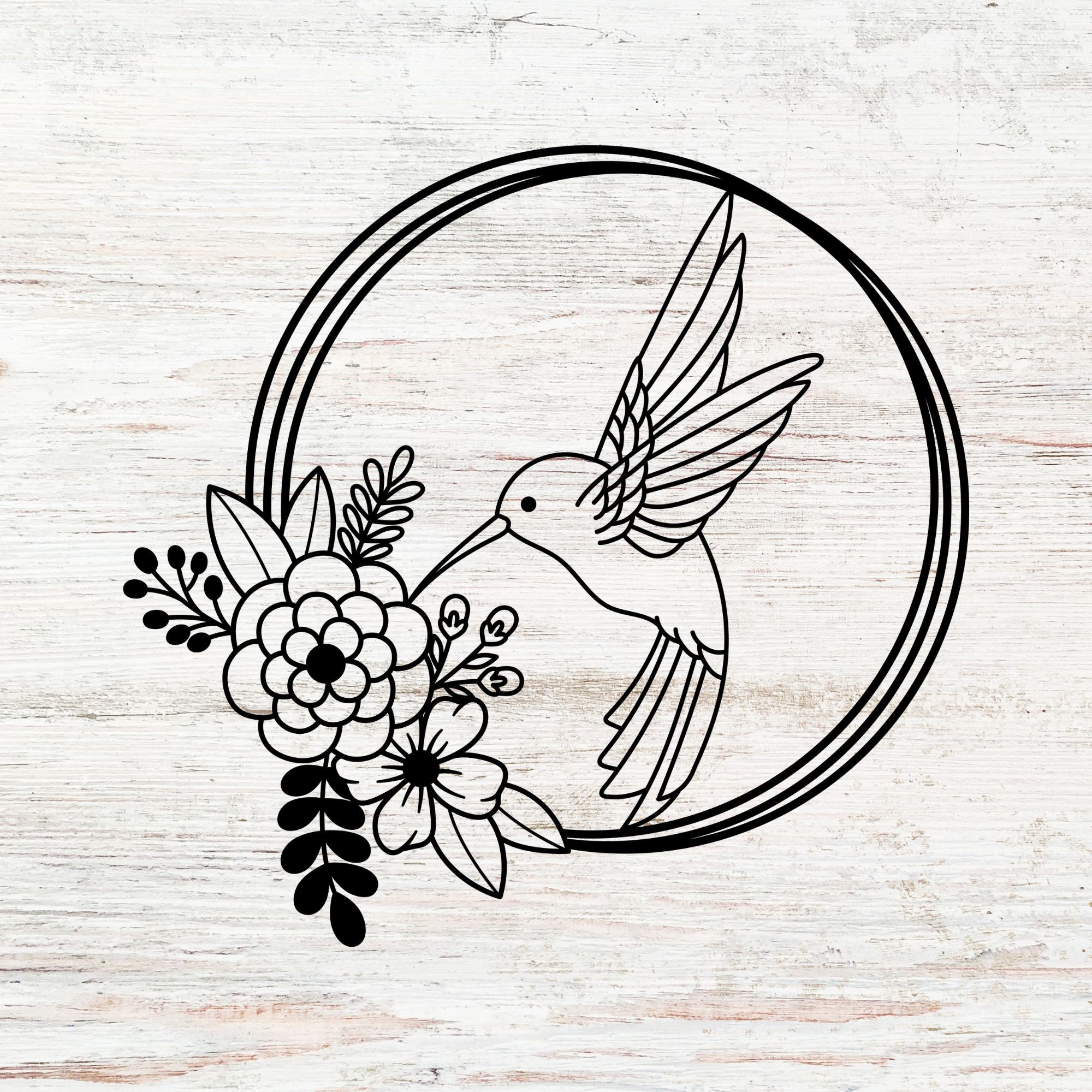 Hummingbird Svg, Hummingbird SVG File, Hummingbird Flowers Svg ...