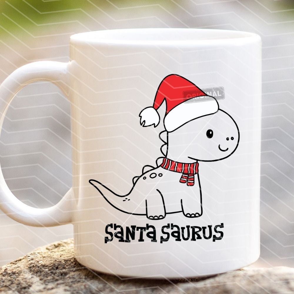 Christmas Dinosaur Svg, Santa-saurus SVG, Dinosaur Christmas Svg, Christmas Santa Hat Svg, Santa ...