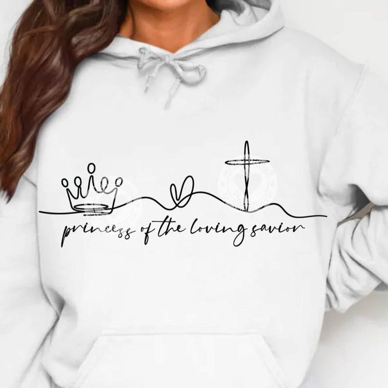 Princess of the Loving Savior SVG, Christian Girl Svg, Faith Shirt ...