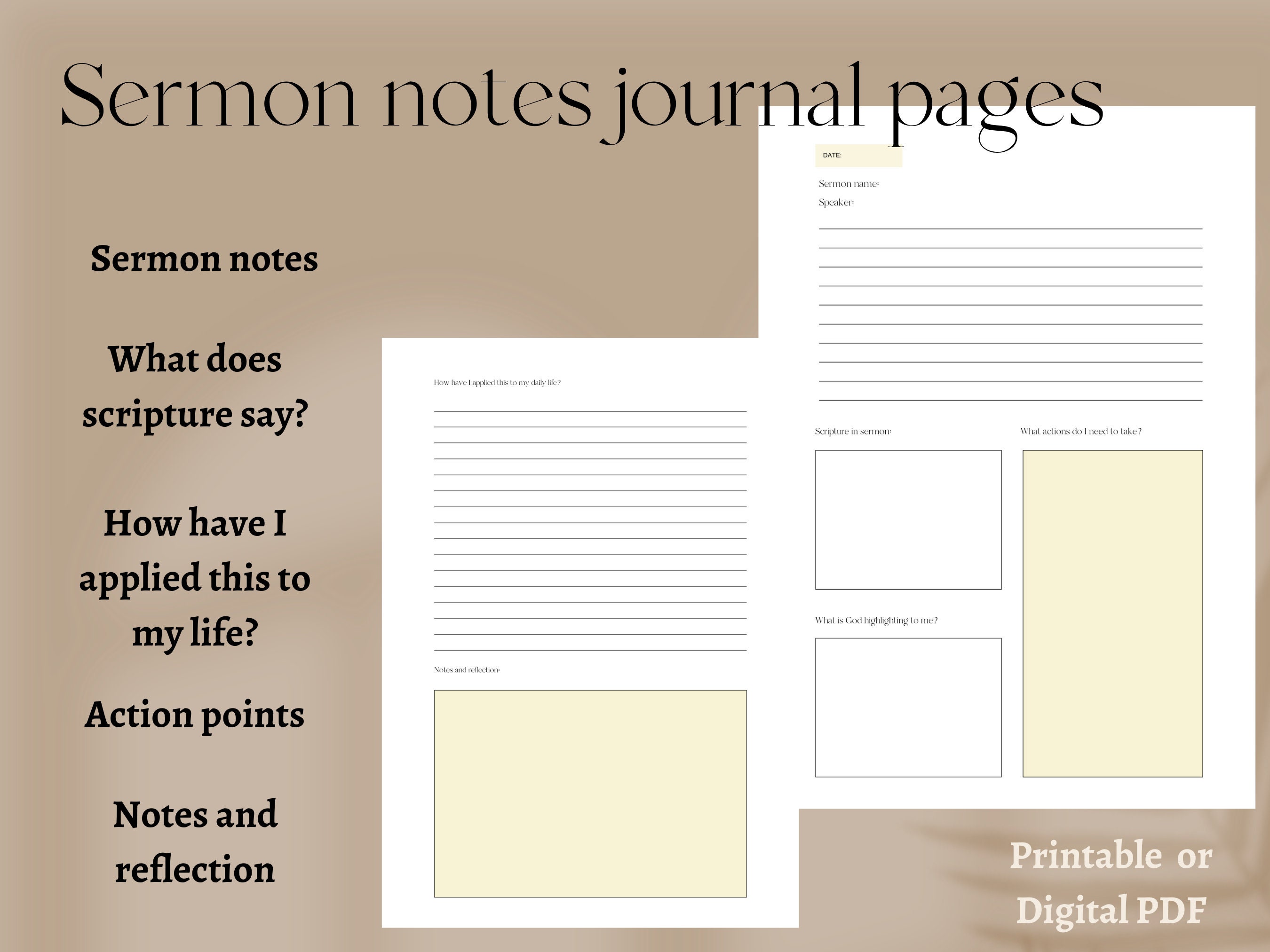 Prayer Journal Printable Bible Study Guide Confidence Journal Digital ...