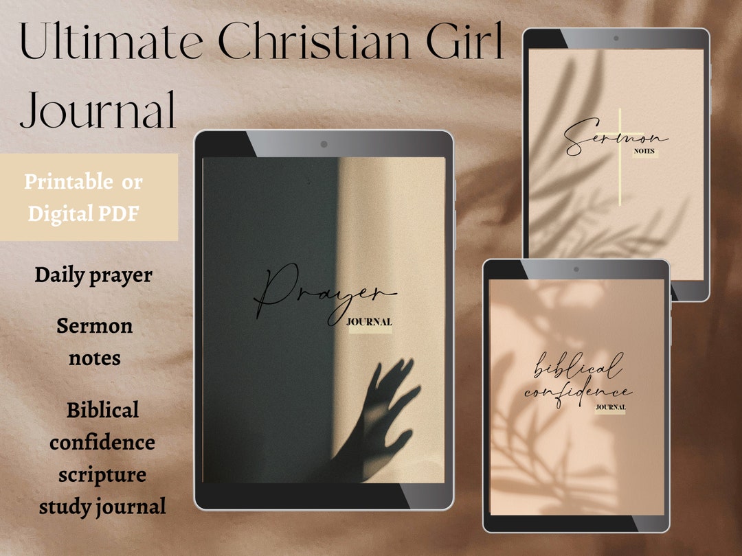 Prayer Journal Printable Bible Study Guide Confidence Journal Digital ...