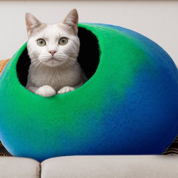 Felted Cat Cave Pattern - Etsy