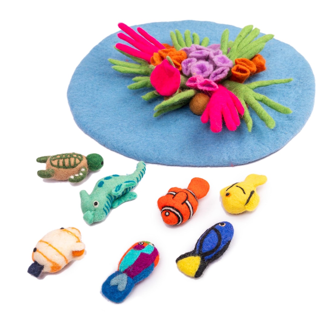 Handmade Wool Felt Play Mat: Montessori Educational Toy, Eco-friendly ...