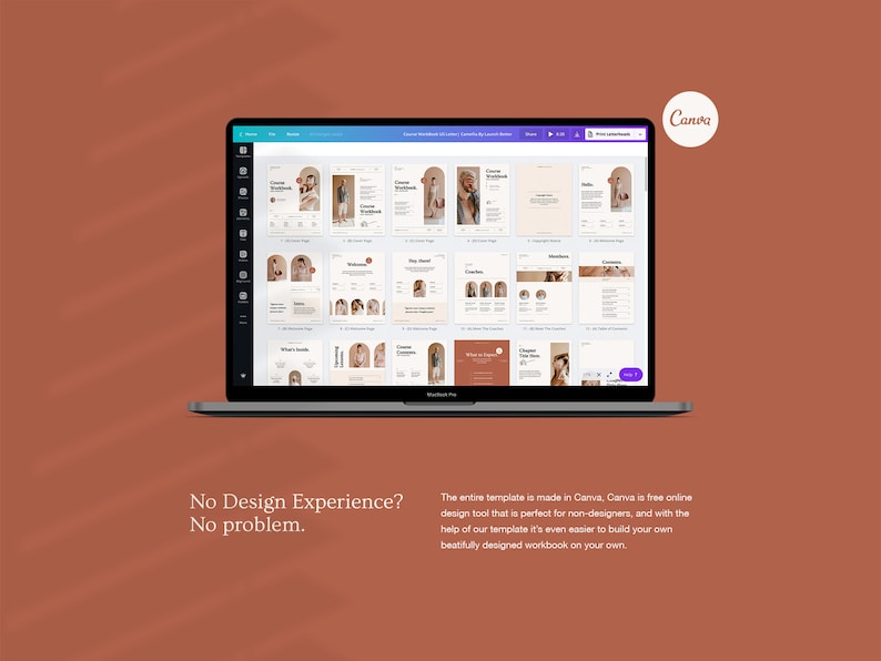Camellia Canva Course Template - Etsy