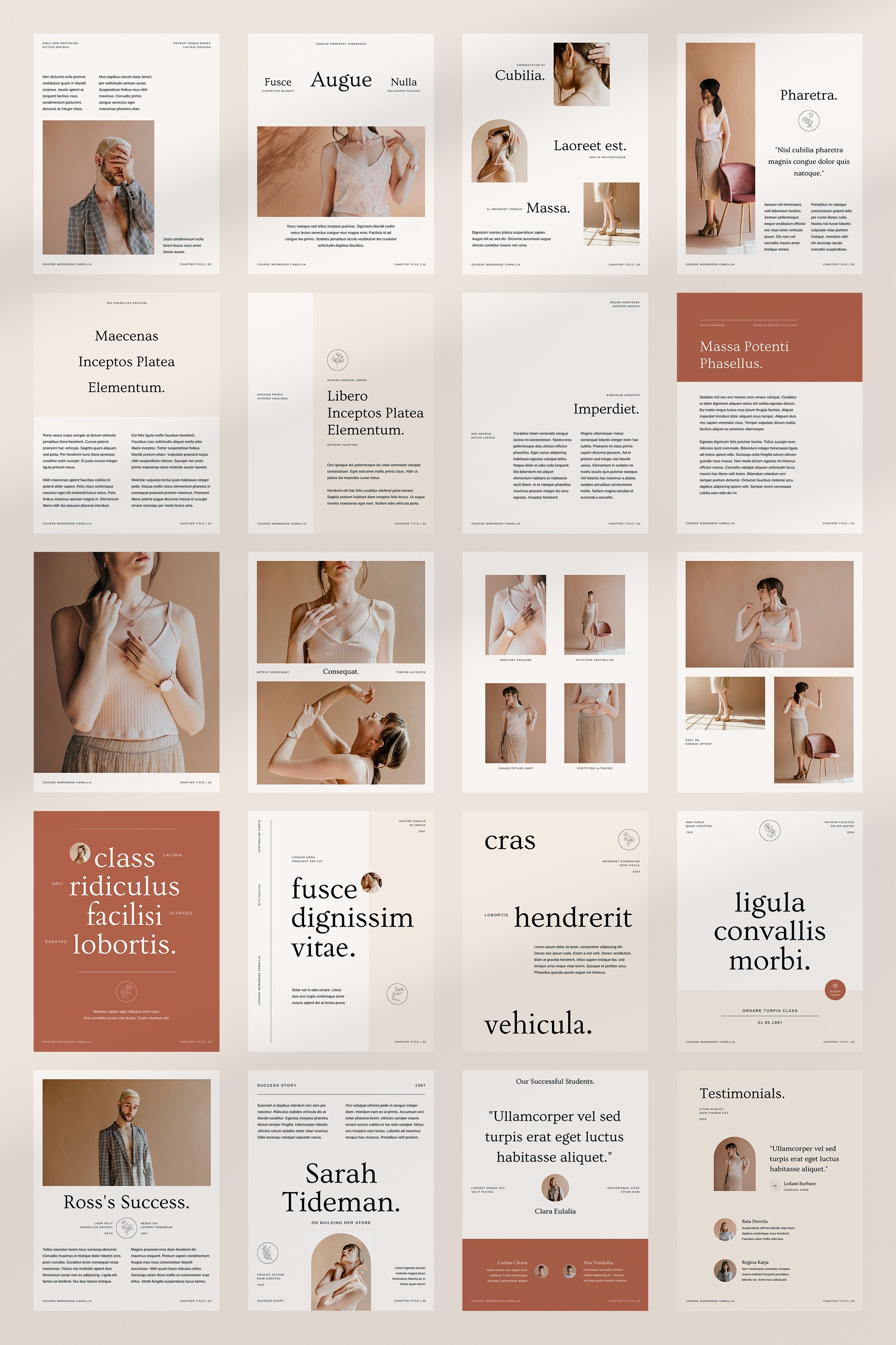 Camellia Canva Course Template - Etsy