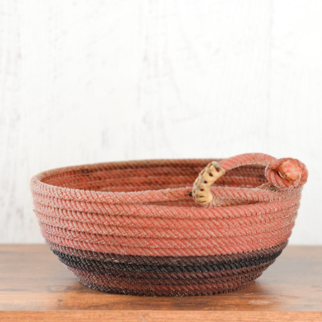 The Classic Cowboy Collection Dark Red & Black Upcycled Lariat Rope ...