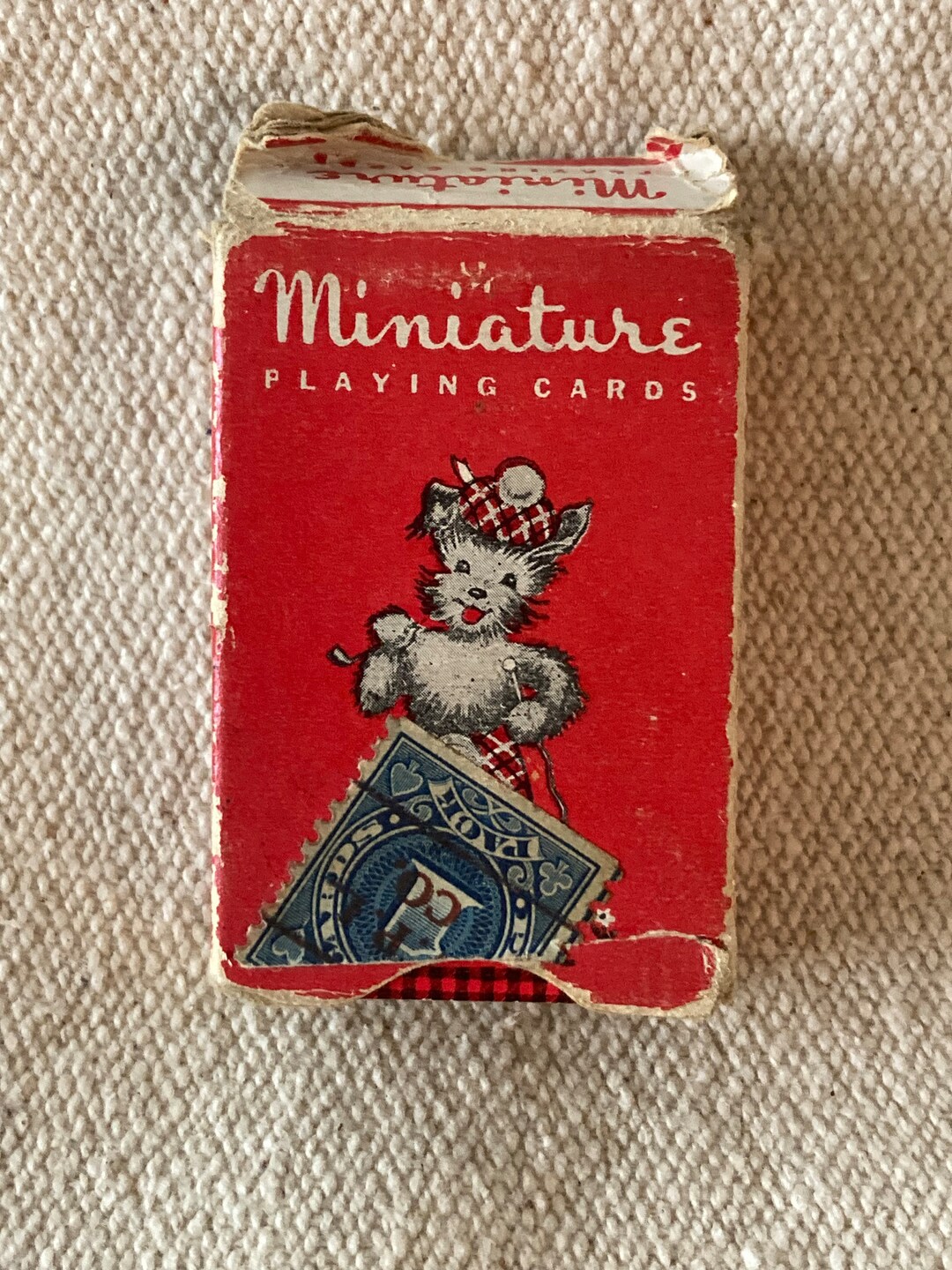 Vintage Miniature Scotty Dog Playing Cards, With Original Box. - Etsy