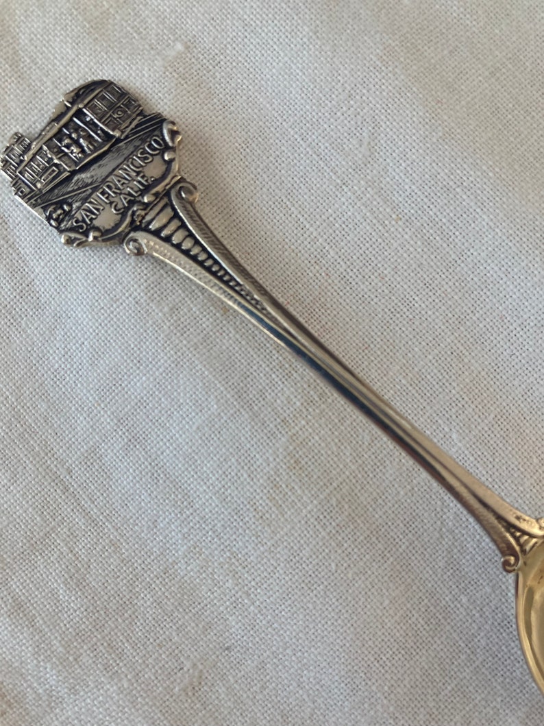 Vintage Souvenir San Francisco Cable Car Spoon, Made in Holland. - Etsy