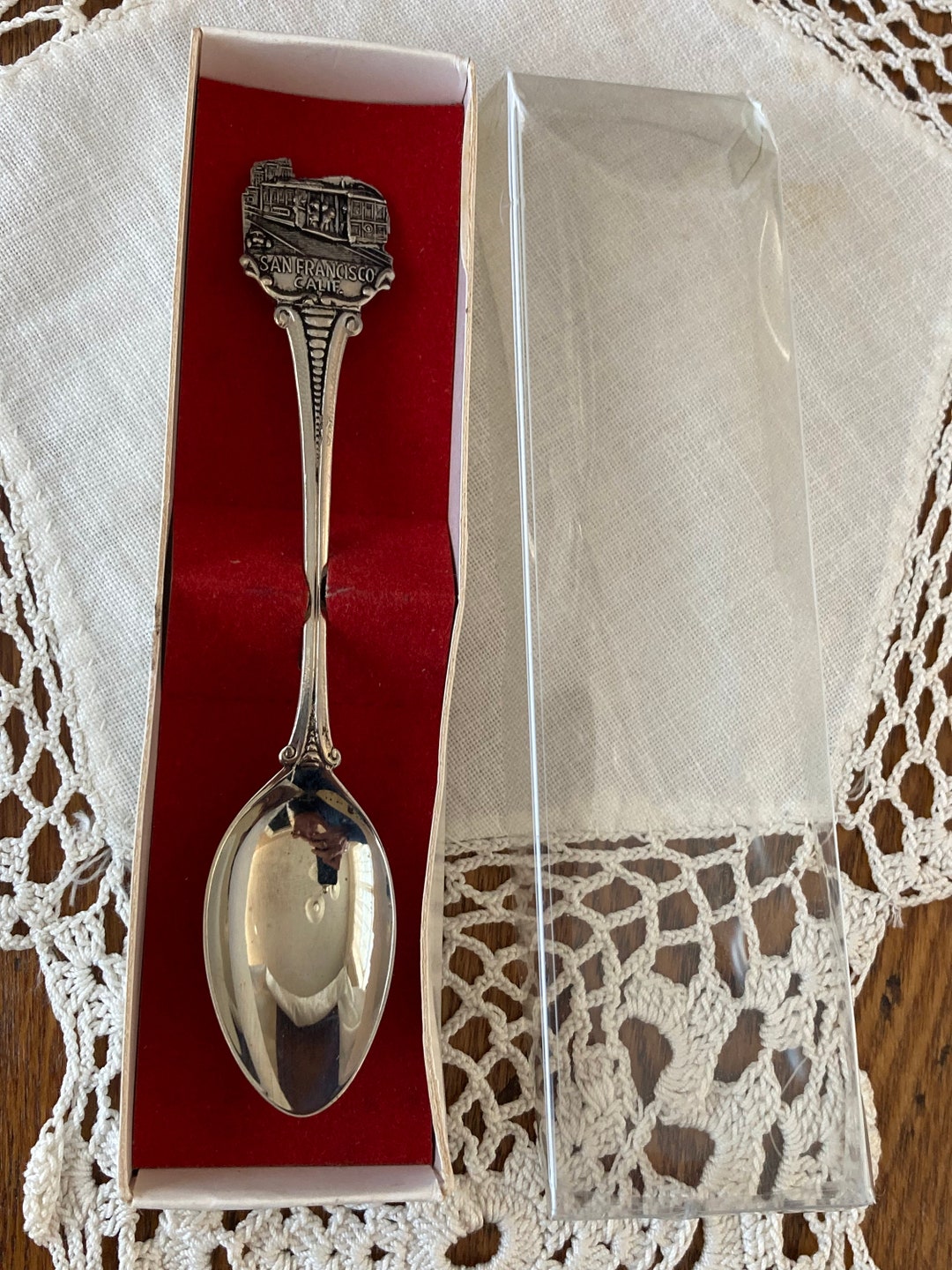 Vintage Souvenir San Francisco Cable Car Spoon, Made in Holland. - Etsy