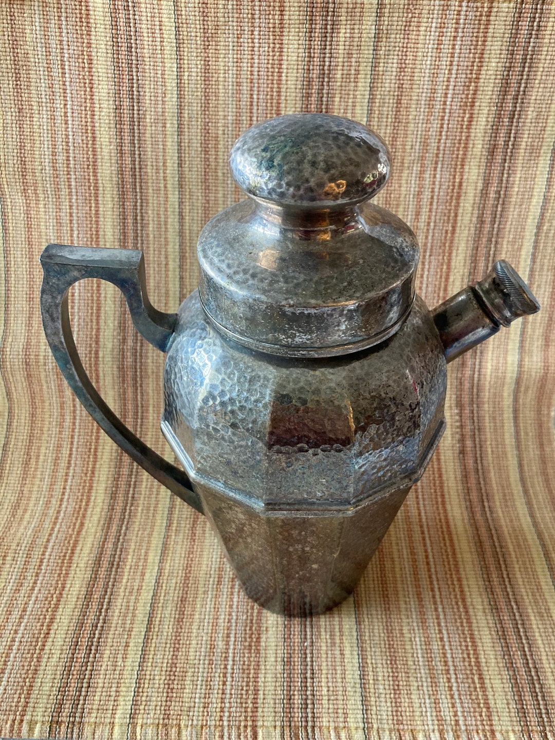 Vintage Art Deco Apollo E. P. N. S. Bernard Rice's Sons, Hammered ...