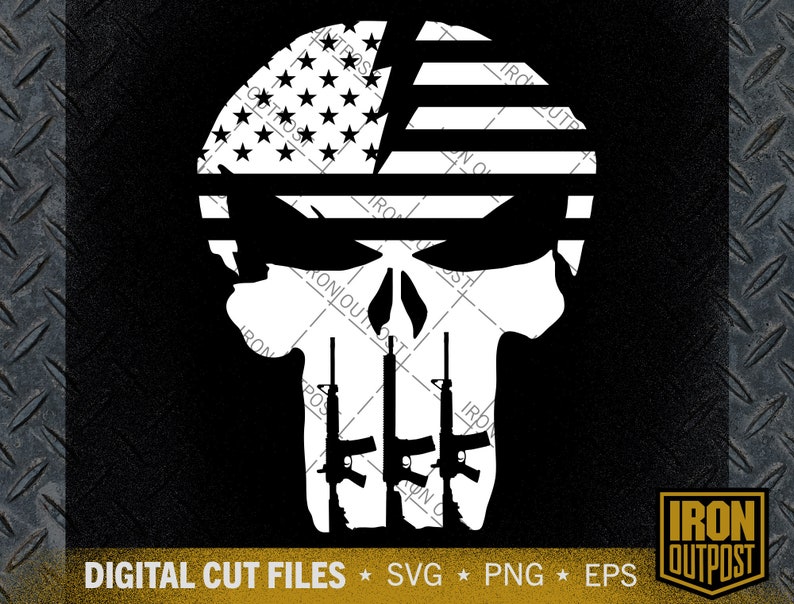 Skull AR-15 Rifle Svg 2nd Amendment Svg Patriotic Svg Gun - Etsy