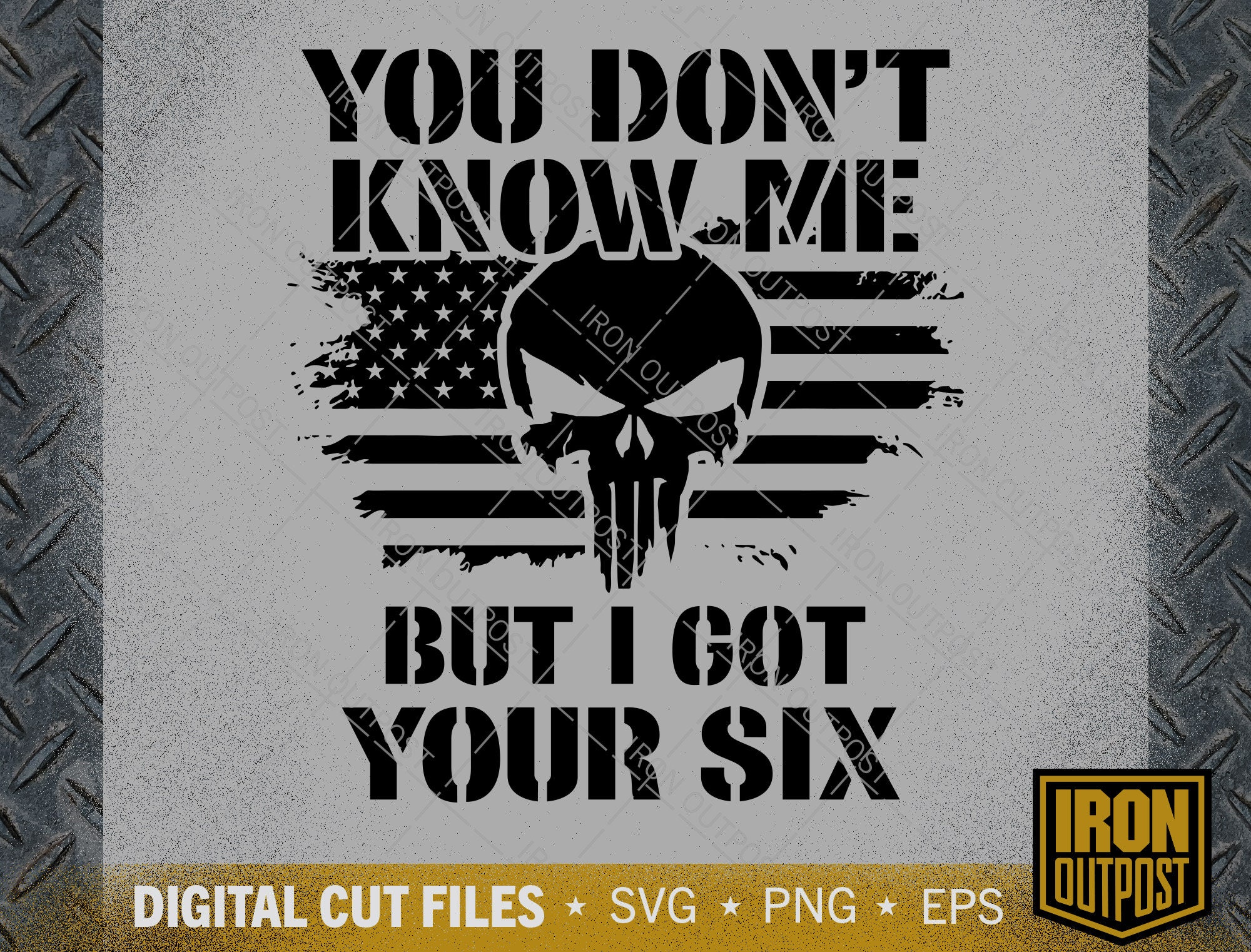 Got Your Six SVG: Police, Veteran, Patriot Cut File (digital Download ...