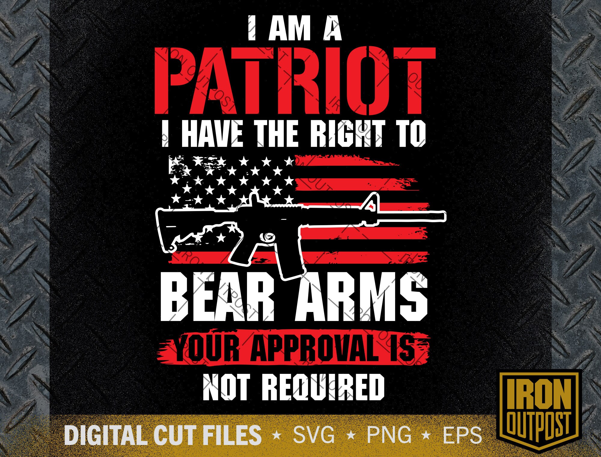 Right to Bear Arms Svg, 2nd Amendment Svg, Patriotic Svg, Gun Svg ...