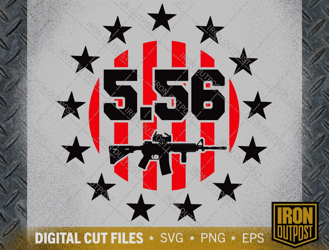 556 2A AR15 Svg, 2A Svg, Patriotic Svg, Gun Rights Svg, US Veteran Svg ...