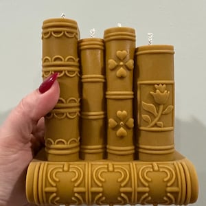 Book Shaped Candle | Sculptural Candle| Book Reader Gift | Home Decor ...