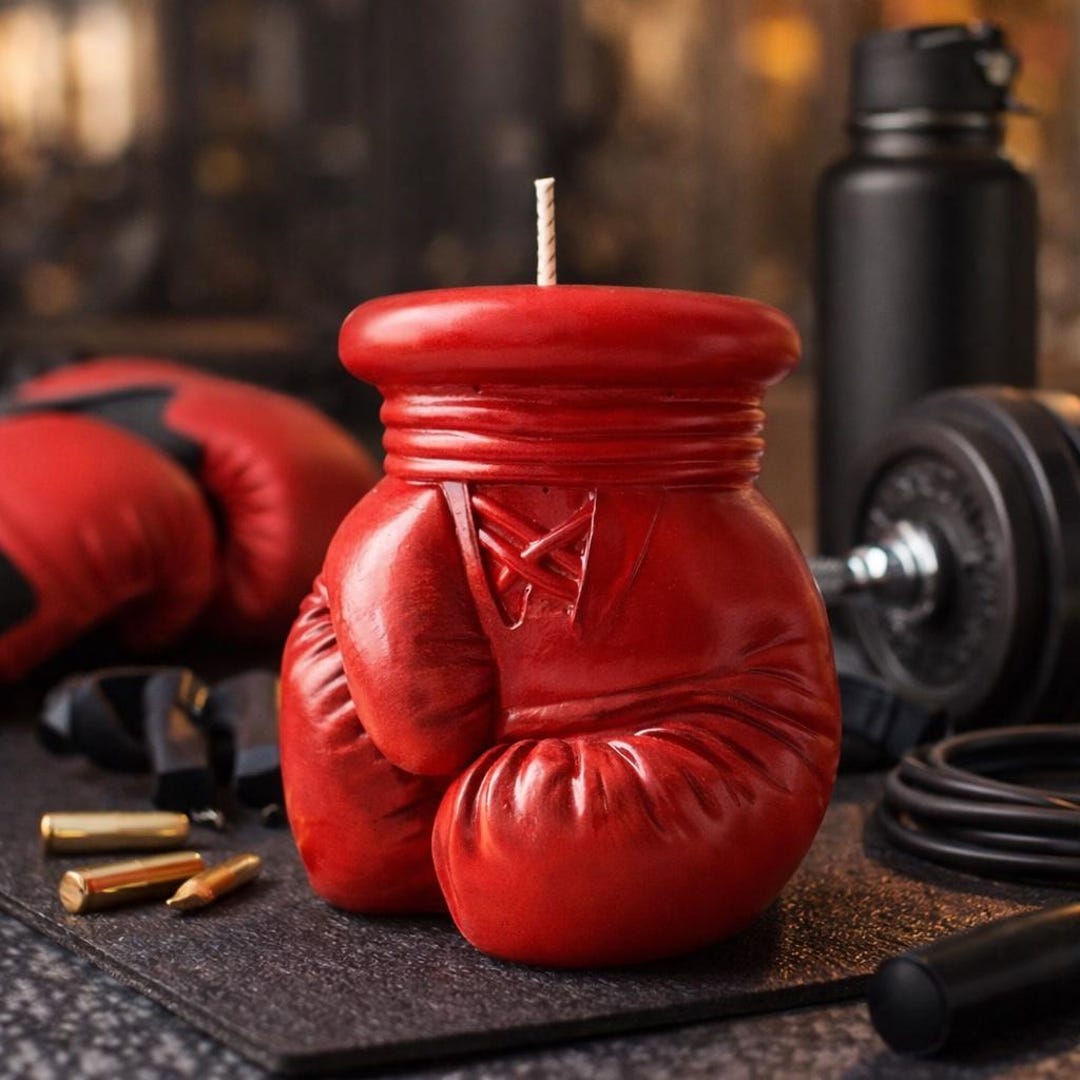 Boxing Glove Candle – Handmade Sport Candle, Father's Day Gift - Etsy