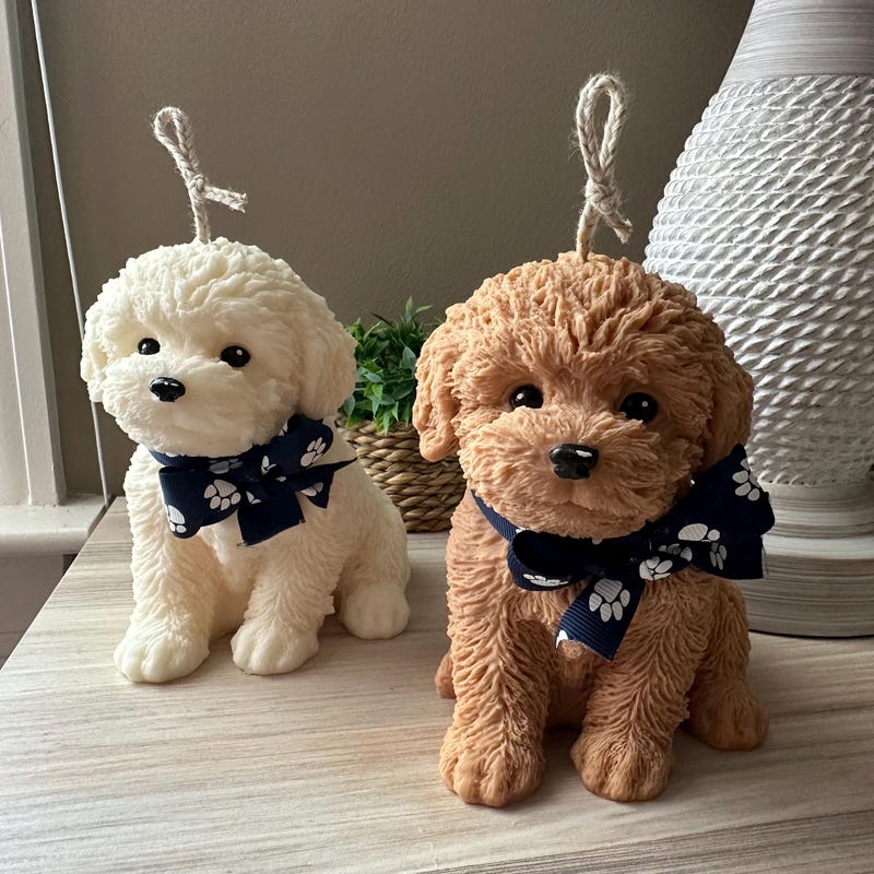 Dog Candle - Etsy