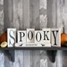 Spooky Season Wood Sign, Word Blocks, Halloween Decor, Fall, Distressed ...