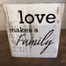 Personalized Family Saying Cube | Handcrafted Distressed Sign | Block ...