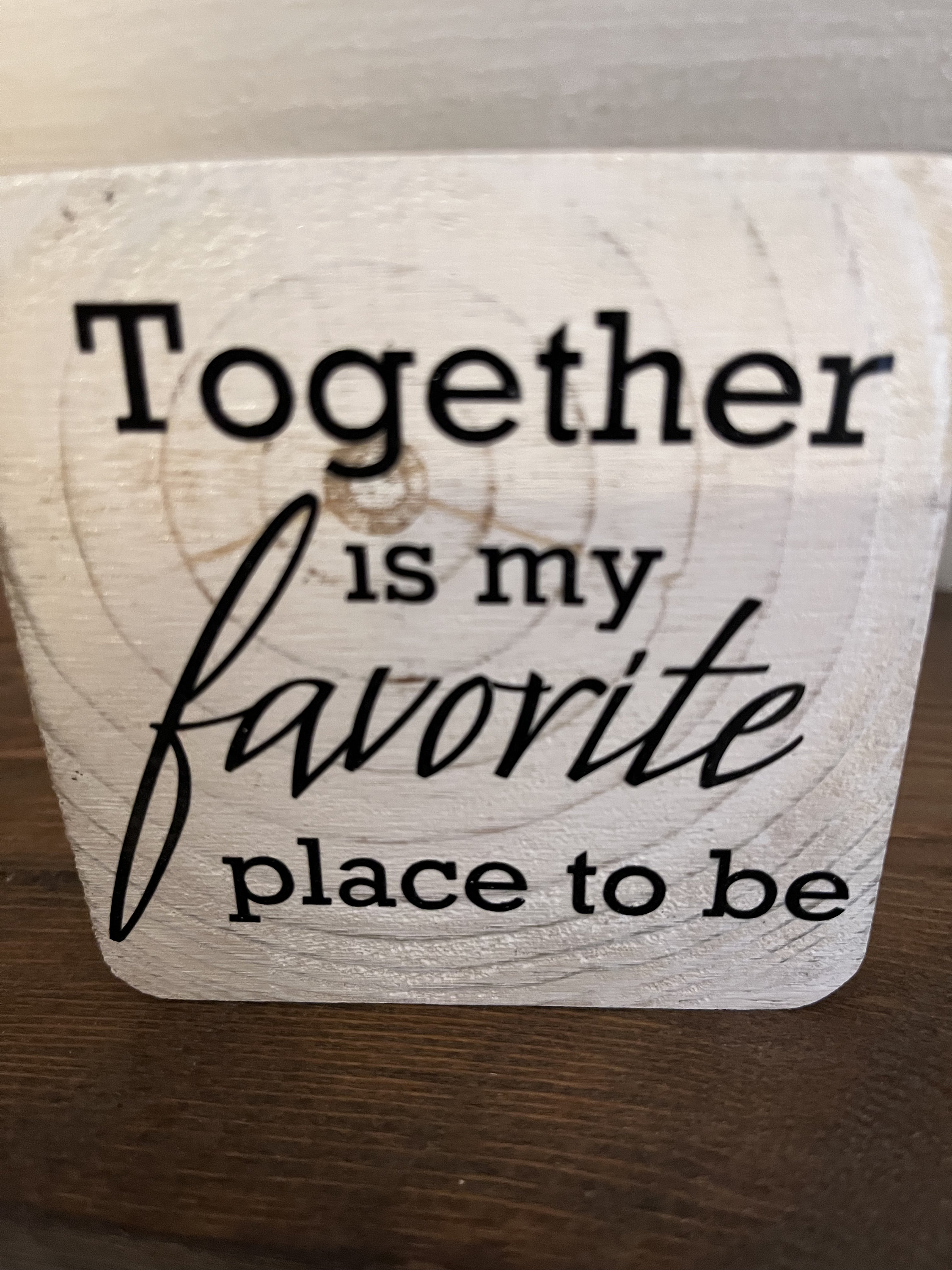 Personalized Family Saying Cube | Handcrafted Distressed Sign | Block ...