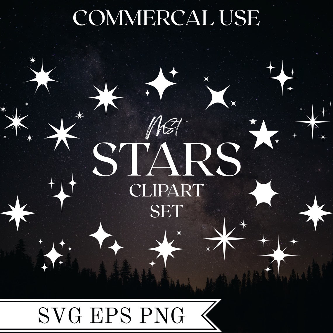 Stars Svg, Sparkle Svg, Galaxy Svg, Star Svg, Starry Night Svg, Sky Svg ...