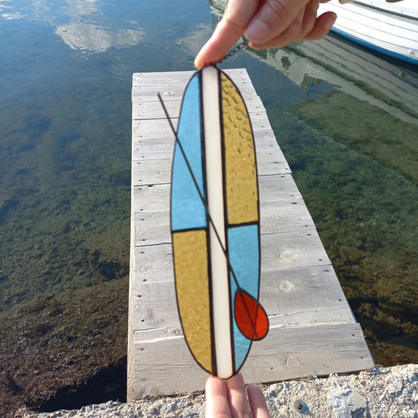 Surfer Suncatcher - Etsy
