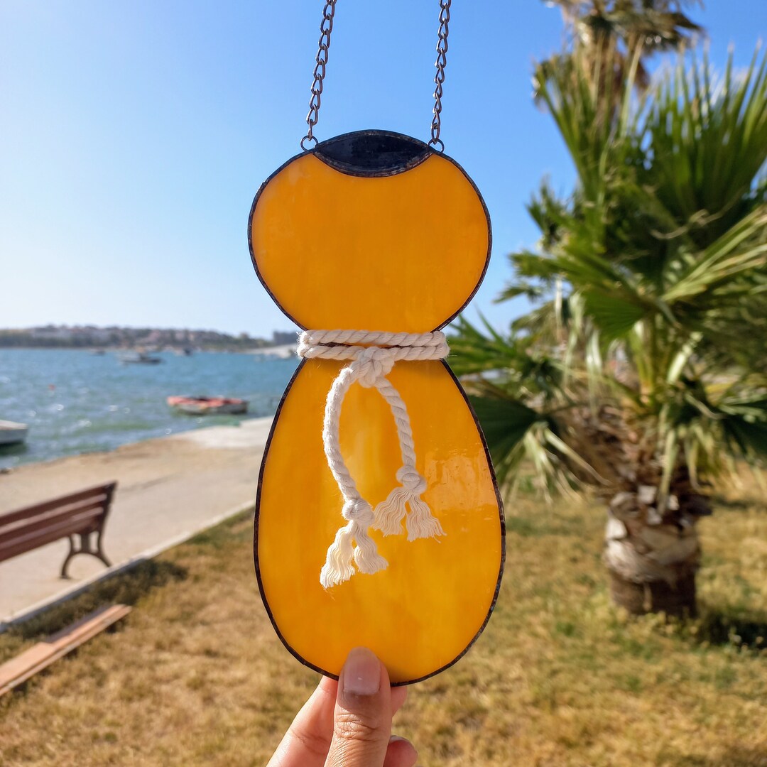 Hawaiian Ipu Heke Stained Glass Window Hanging, Ipu Heke Suncatcher ...