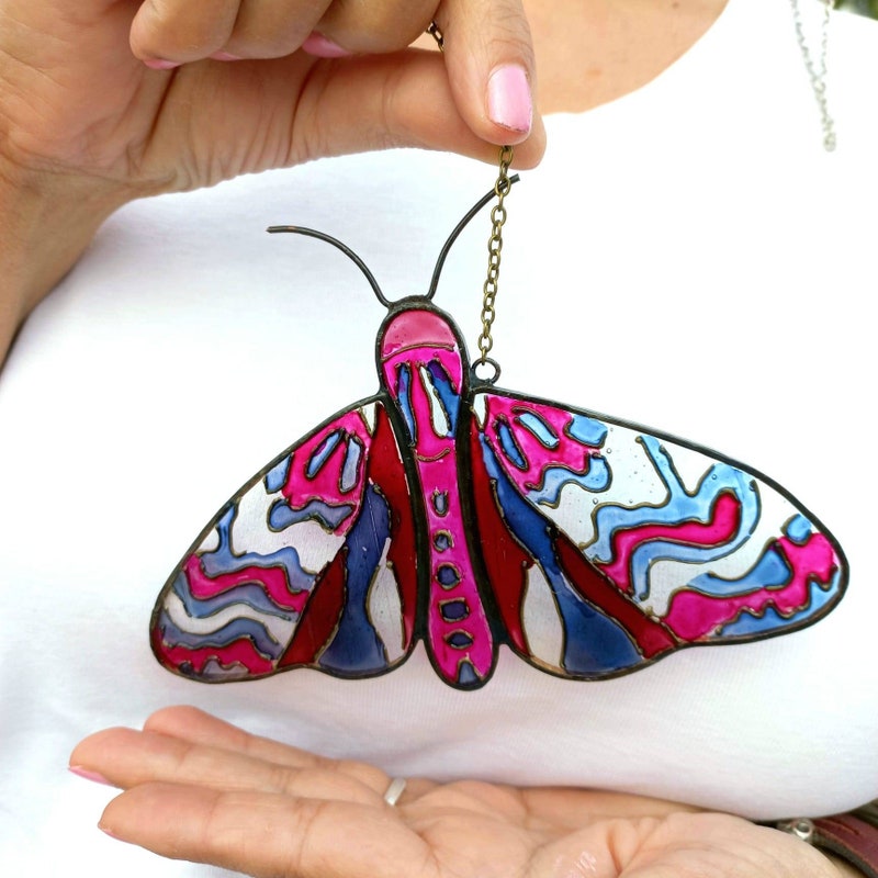 Moth Stained Glass - Etsy