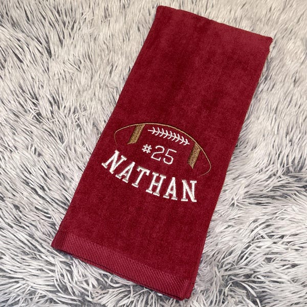Football Towel - Etsy