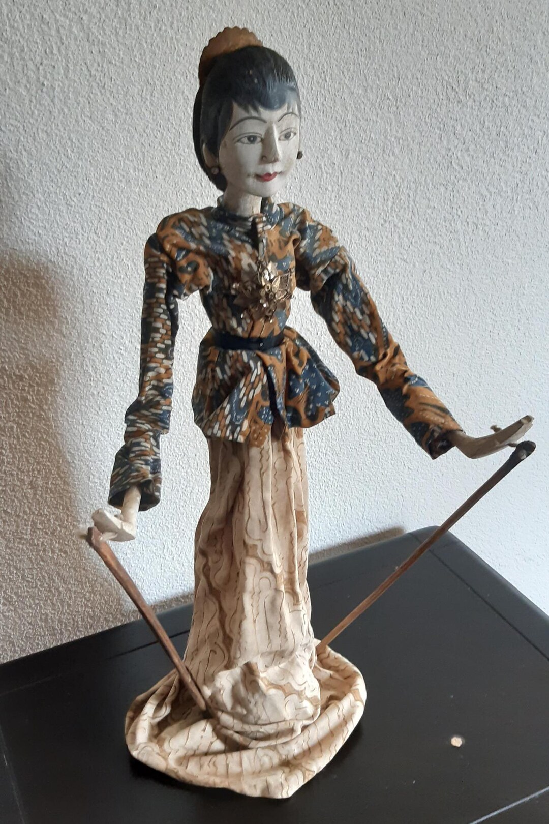 Vintage Wajang Kolek Puppet, Indonesian Wayang Golek Doll, Handmade ...
